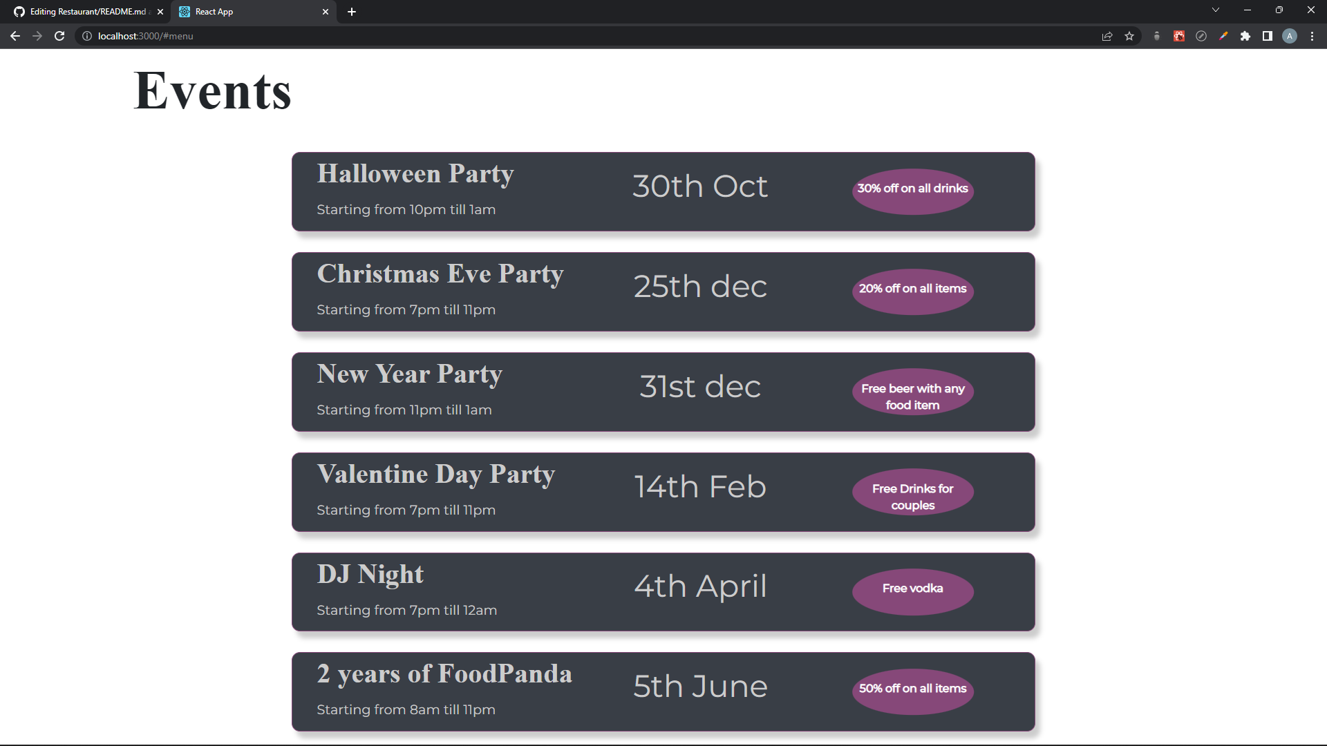 GitHub - Amit-exe/Restaurant