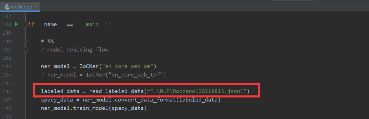 Sample of training data for NER model · Issue #17 · li-zhenyuan/Knowledge-enhanced-Attack-Graph ...