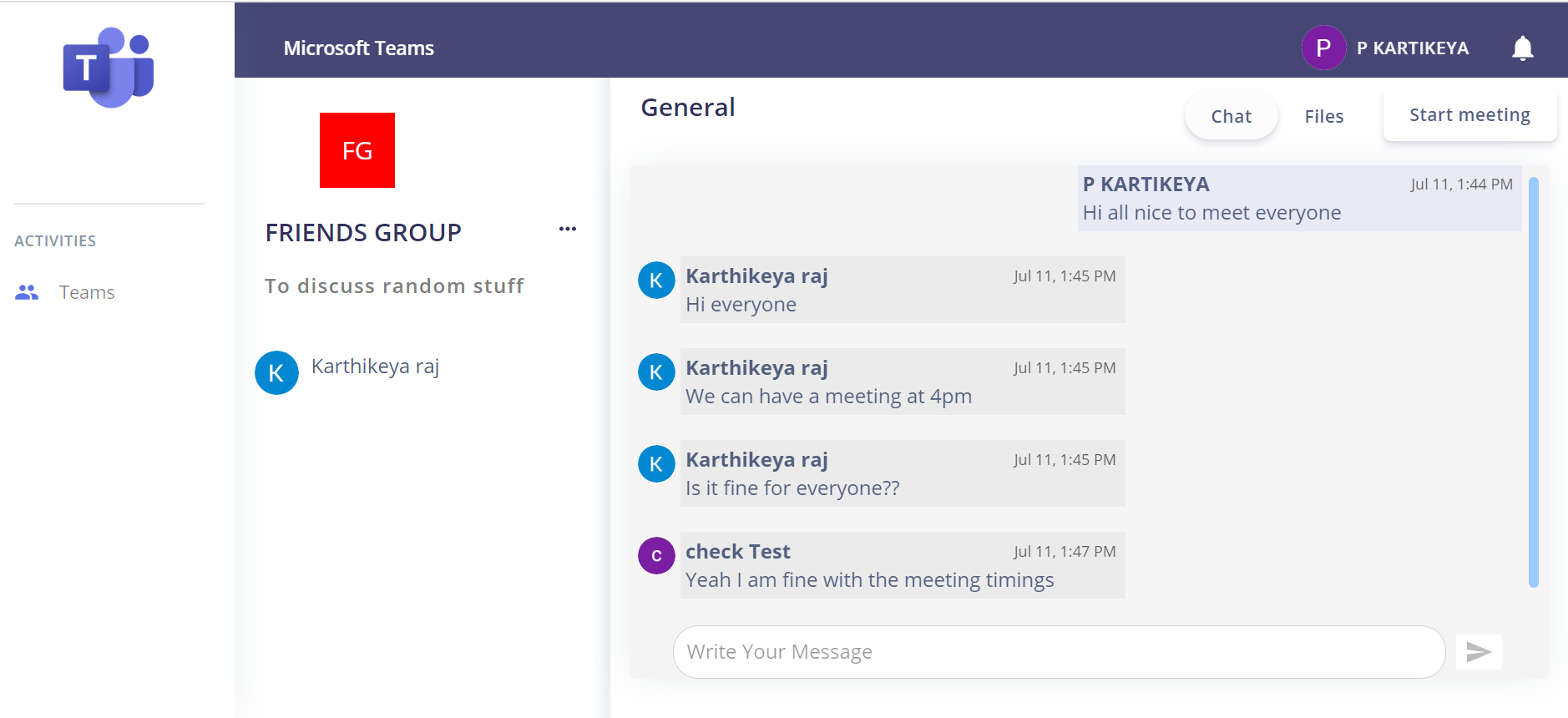 GitHub - kartikeya-123/TClone