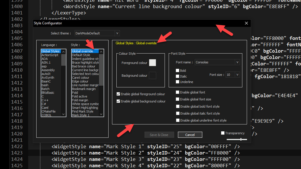 More granular theme control · Issue #11207 · notepad-plus-plus/notepad ...