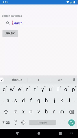 [Bug] RTL does not support SearchBar on android · Issue #9061 · xamarin/Xamarin.Forms · GitHub