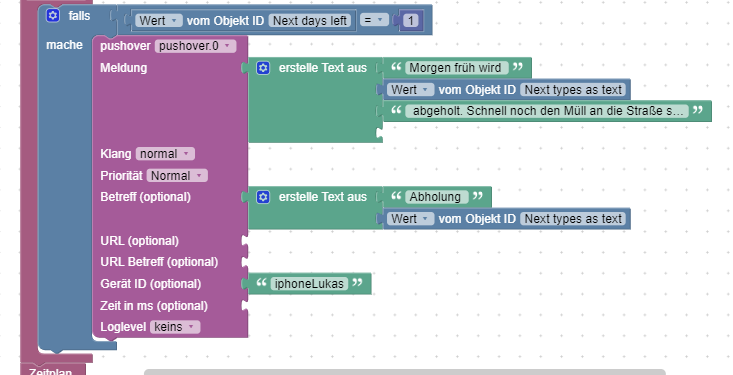 Sending to only one device via Blockly does not work · Issue #27 ...