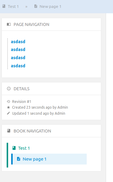 Customizable left menu in book view · Issue #1173 · BookStackApp/BookStack · GitHub