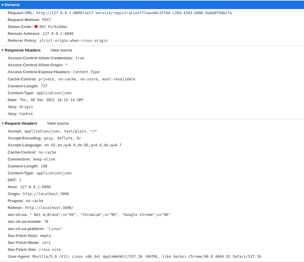 How to avoid csrf error when posting login flow from React SPA · ory kratos · Discussion #2046 ...