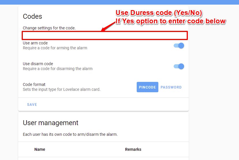 Duress Code and Event · Issue #313 · nielsfaber/alarmo · GitHub