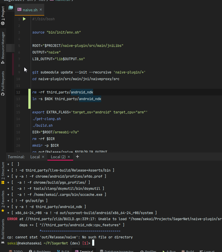 Cross-compile naive for Android · Issue #185 · klzgrad/naiveproxy · GitHub