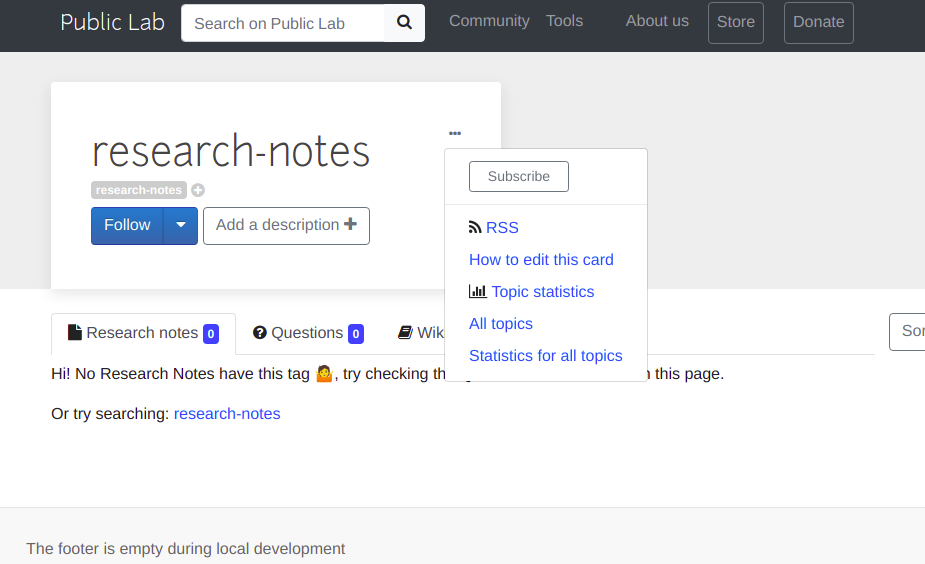 research note dropdown menu not completely visible! · Issue #9999 · publiclab/plots2 · GitHub