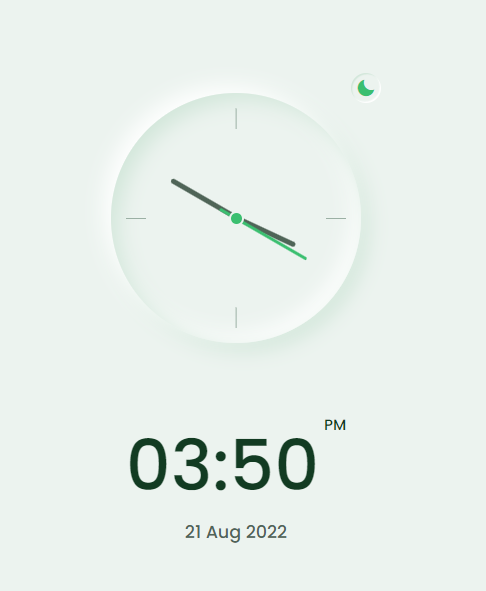 GitHub - J-Harsh/Clock: Basic clock made to learn the implementation of neumorphism and js