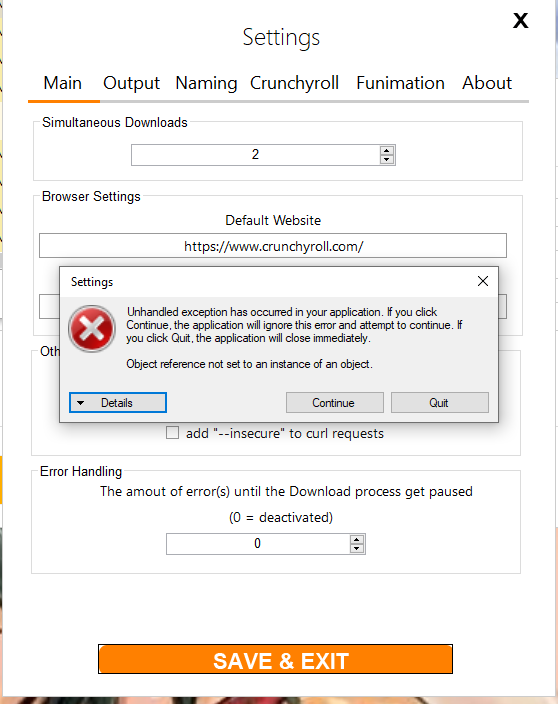 [U8]-freezing and nothing found · Issue #575 · hama3254/Crunchyroll ...
