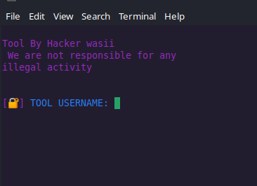 Asking username and password · Issue #1 · evildevill/Wasii_clone · GitHub