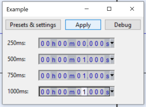 Nyquist time widget rounds initial values to 1 second · Issue #3673 · audacity/audacity · GitHub