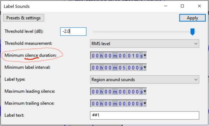 Label Sounds typo ("silence" "sound") · Issue #3748 · audacity/audacity ...