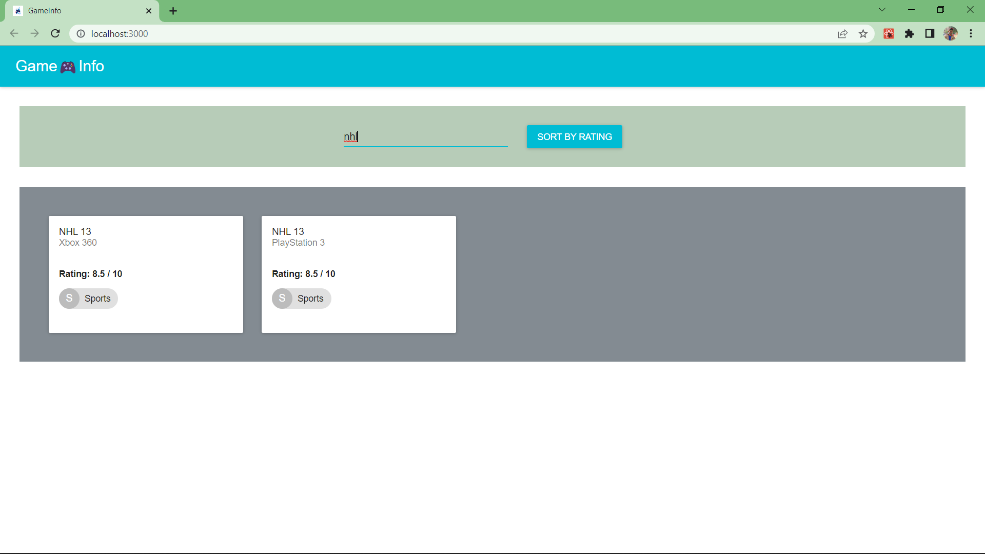 GitHub - yadavvipul/GameInfo
