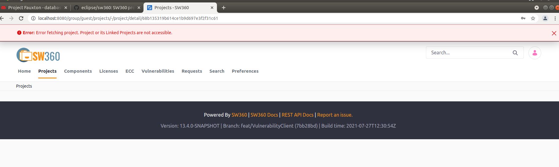 Project not accessible anymore since the owner renamed/updated it. · Issue #1329 · eclipse-sw360 ...