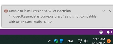 Error Trying to Load PostgreSQL extension on Azure Data Studio · Issue #325 · microsoft ...
