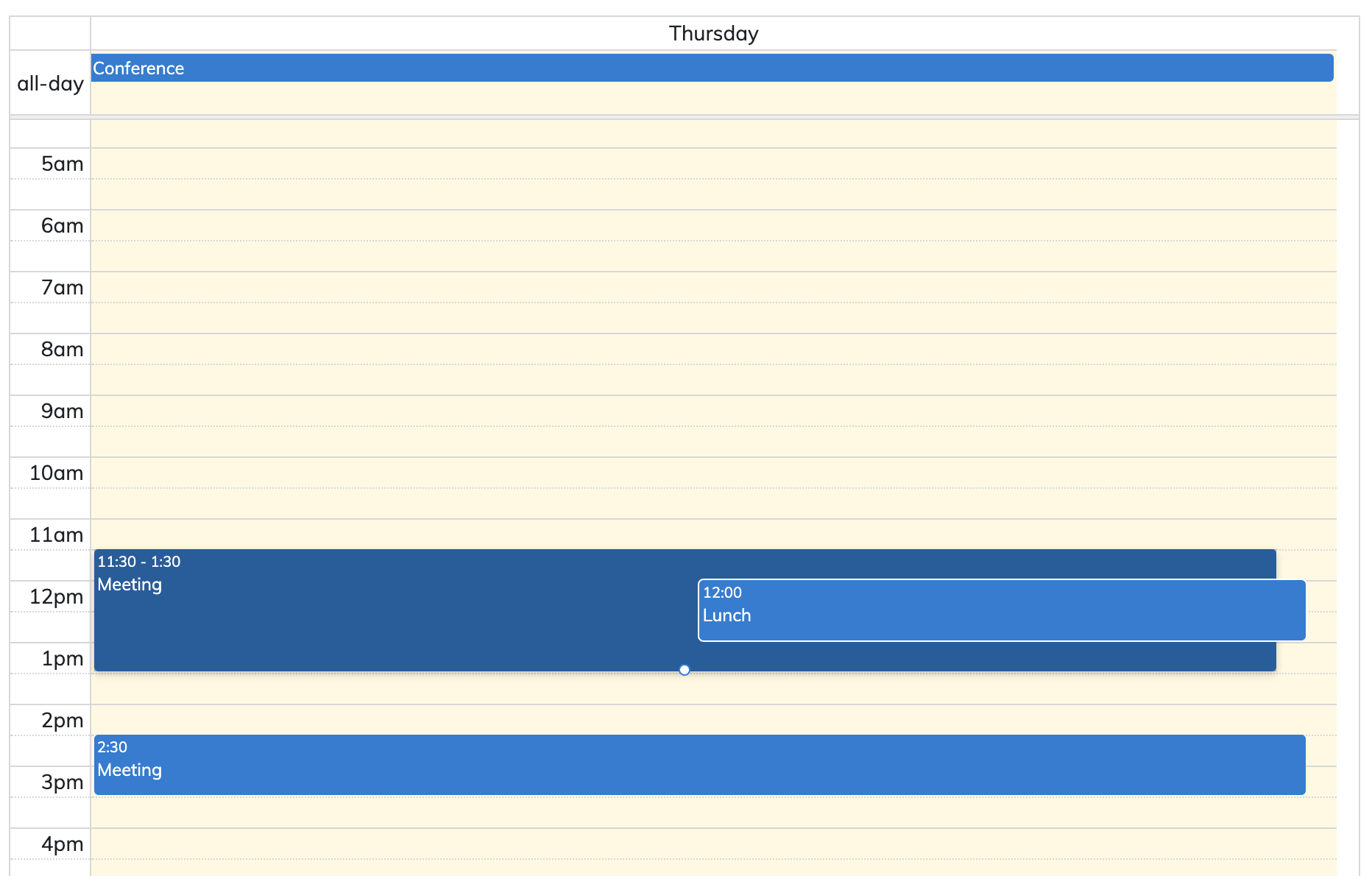 touch-selected events in timeGrid view, low z-index · Issue #5720 ...