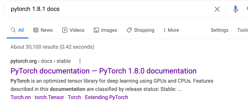 PyTorch 1.8.1 docs say "1.8.0" in their title · Issue #54876 · pytorch/pytorch · GitHub