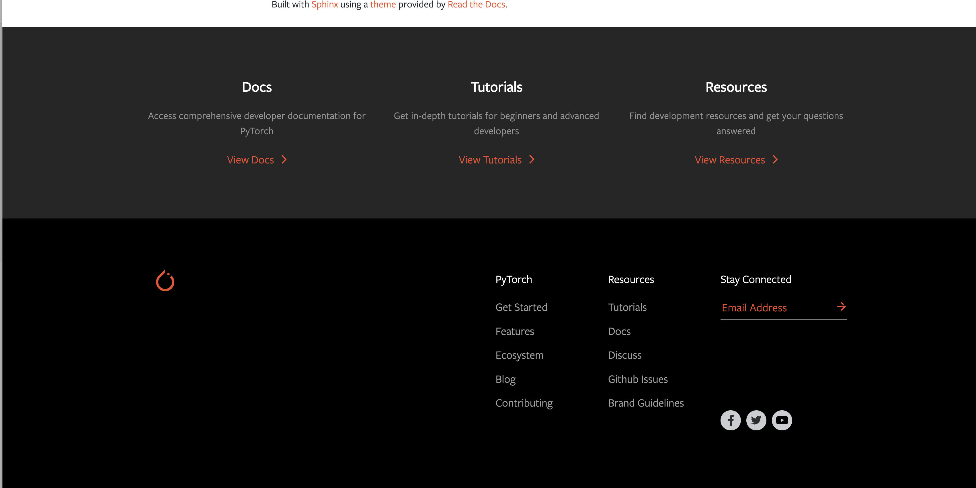 Footer Links For Functorch Go To Pytorch Pytorch · Issue 498 · Pytorch Functorch