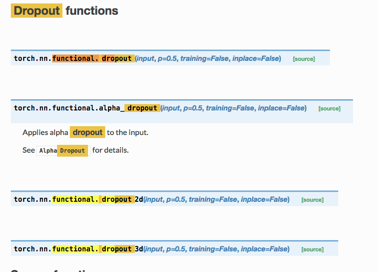 Docs Torchnnfunctionaldropout Not Documented · Issue 9774 · Pytorchpytorch · Github 6632