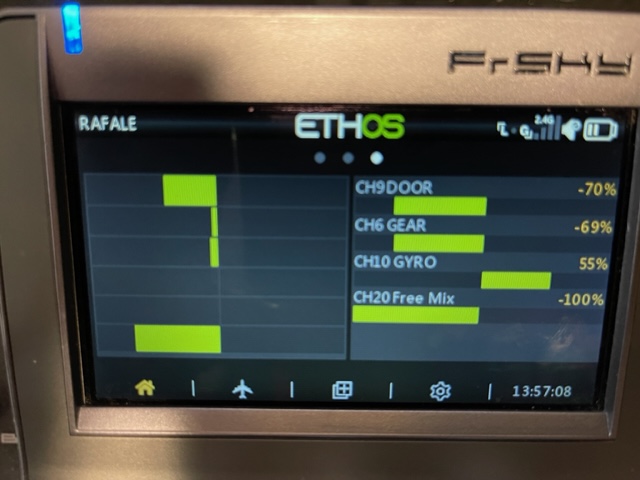 when displaying channel outputs greater than 6 on the x12s one looses data (no channel name or ...