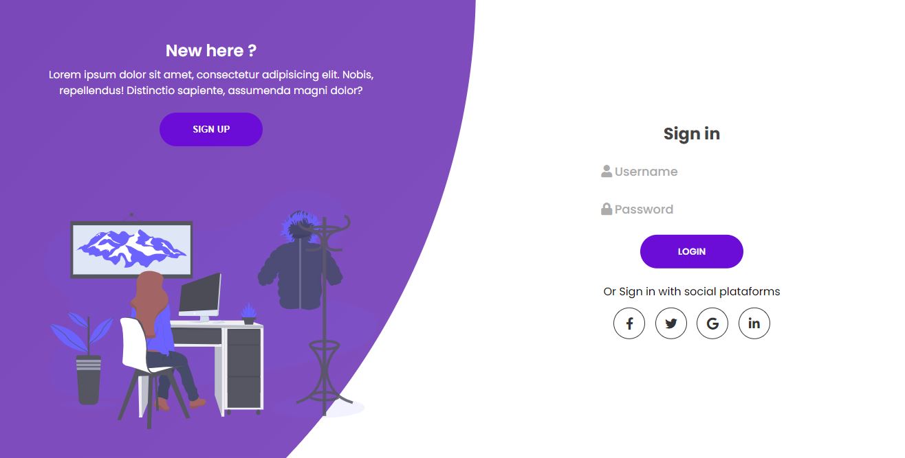 GitHub - VinnyMoraes-dev/tela-login-cadastro-deslizante: Projeto Front-End Tela de Login e de ...