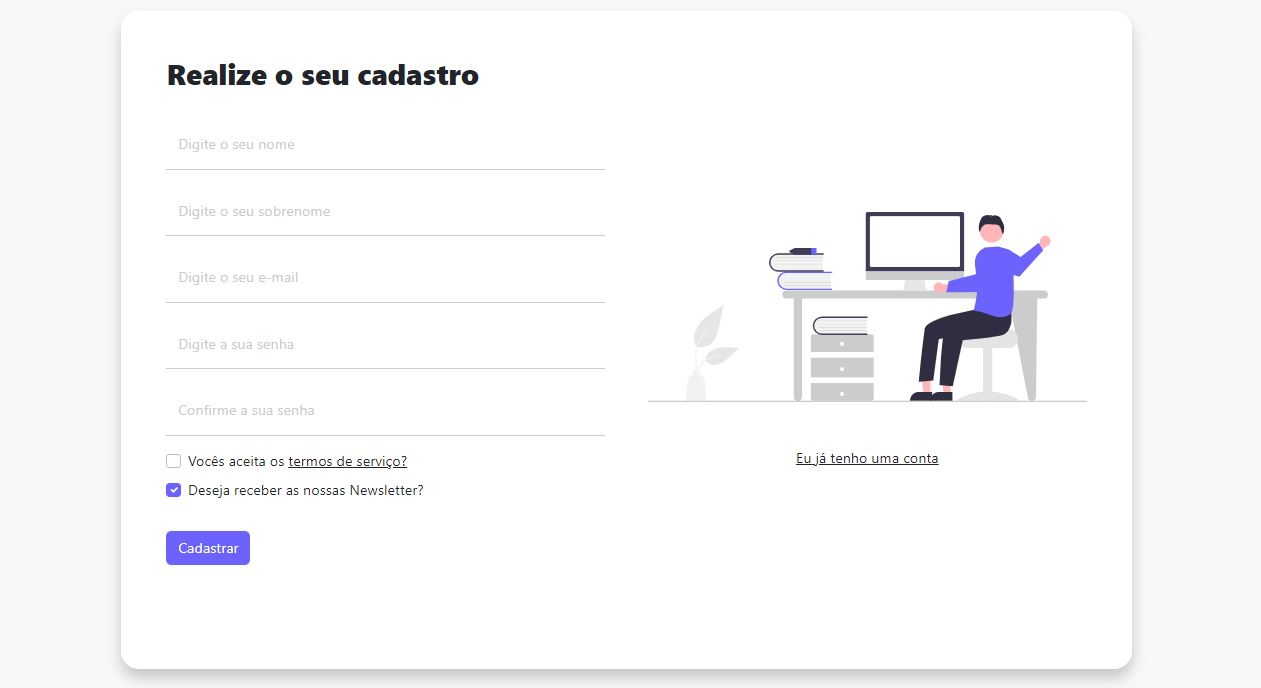 GitHub - VinnyMoraes-dev/tela-login-cadastro: Projeto Front-End Tela de Login e de Cadastro