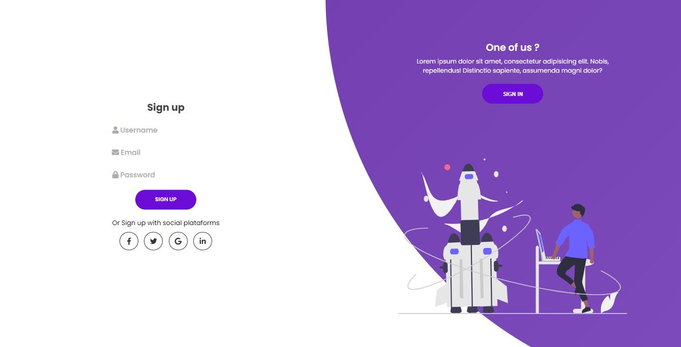 GitHub - vinicius-datatech/tela-login-cadastro-deslizante: Projeto Front-End Tela de Login e de ...