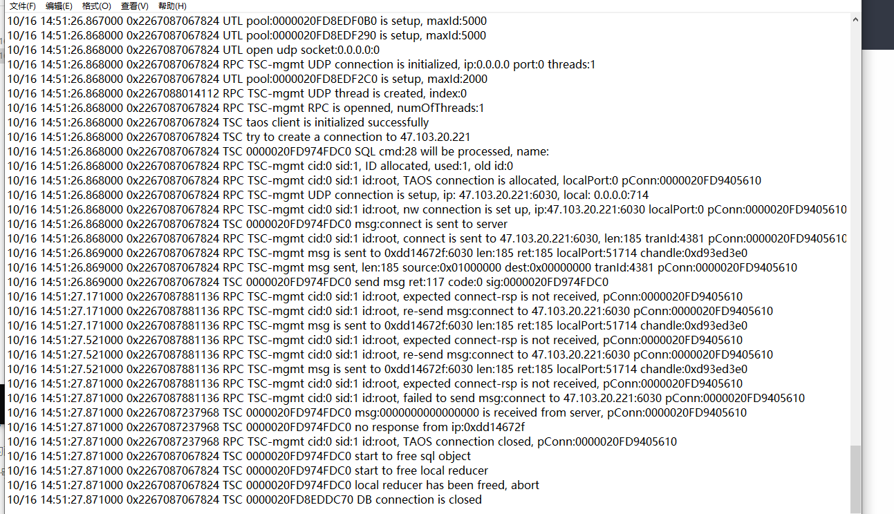 cann't connect to TDengine server on Windows client · Issue #625 · taosdata/TDengine · GitHub