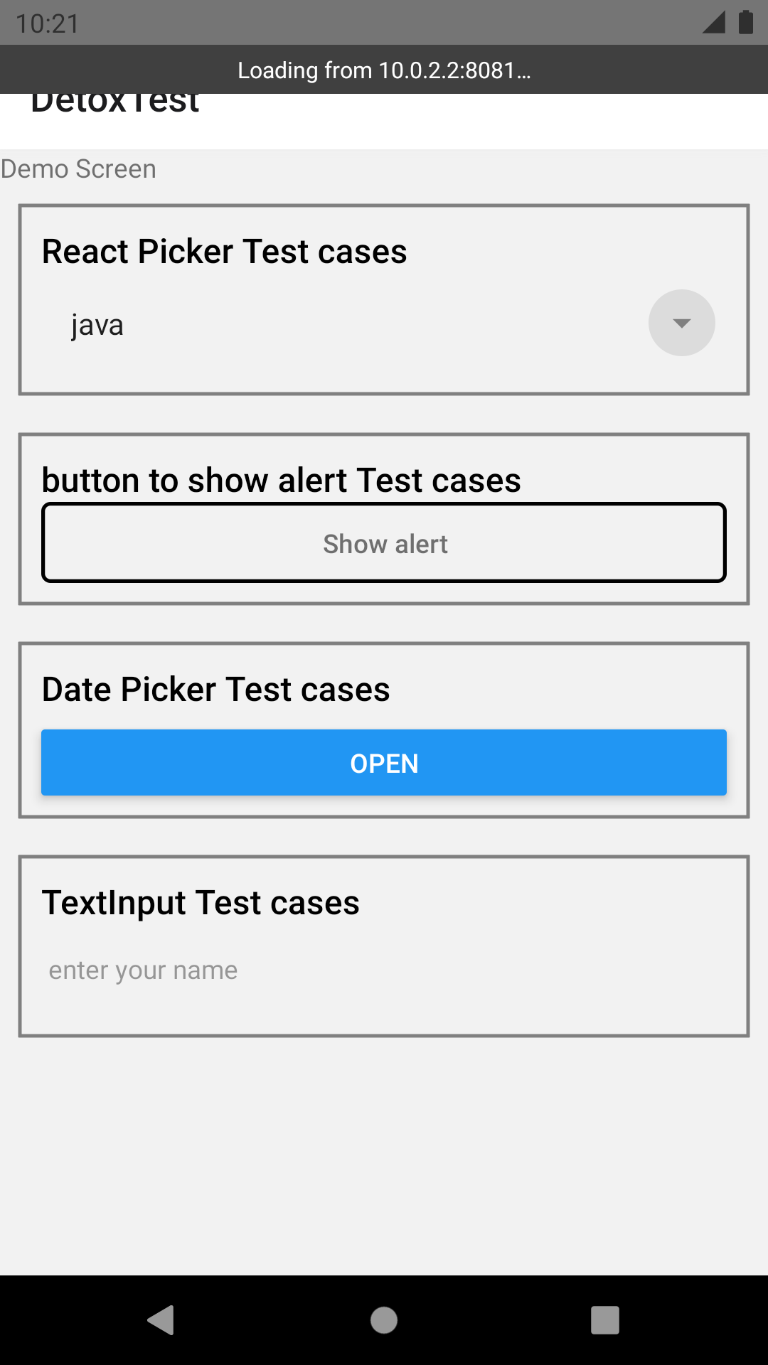 Mobile emulator Detox screenshot artifacts differ when run on different hosts · Issue #3968 ...