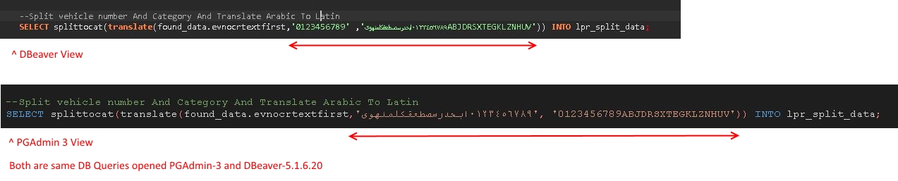 Arabic displayed on query window is not correct. · Issue #4161 · dbeaver/dbeaver · GitHub