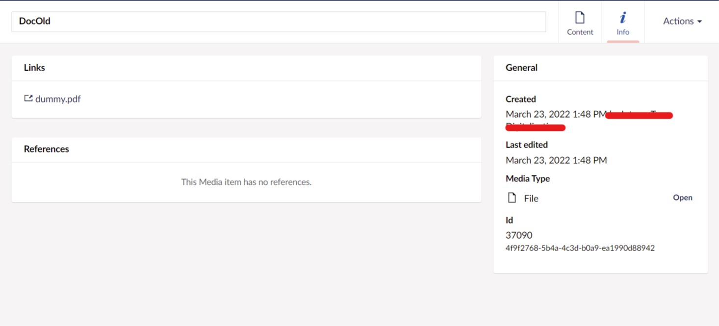 Media's url not saving to Info -> Links section. · Issue #12173 · umbraco/Umbraco-CMS · GitHub