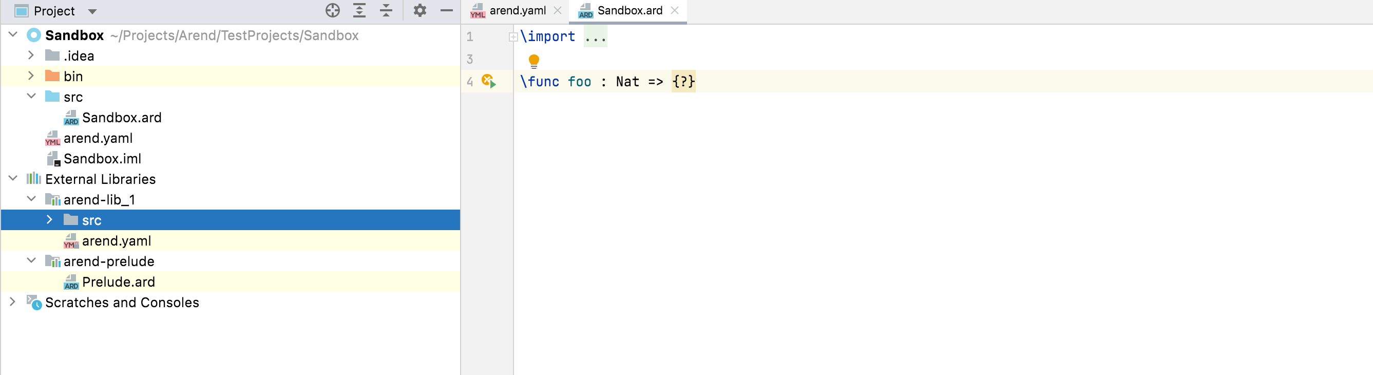 External Libraries: ext disappears if I rename arend-lib · Issue #311 · JetBrains/intellij-arend ...