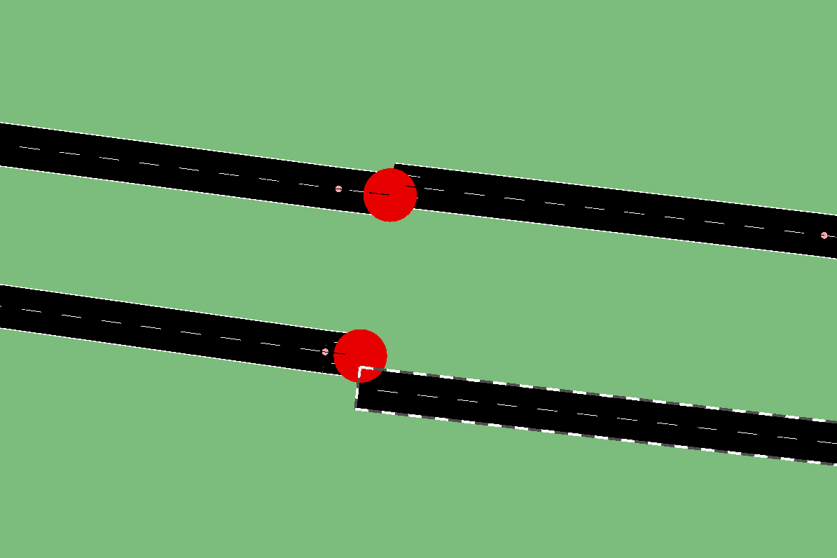 How To Make The Connection Between Different Edges Smooth · Issue 11094 · Eclipse Sumo Sumo