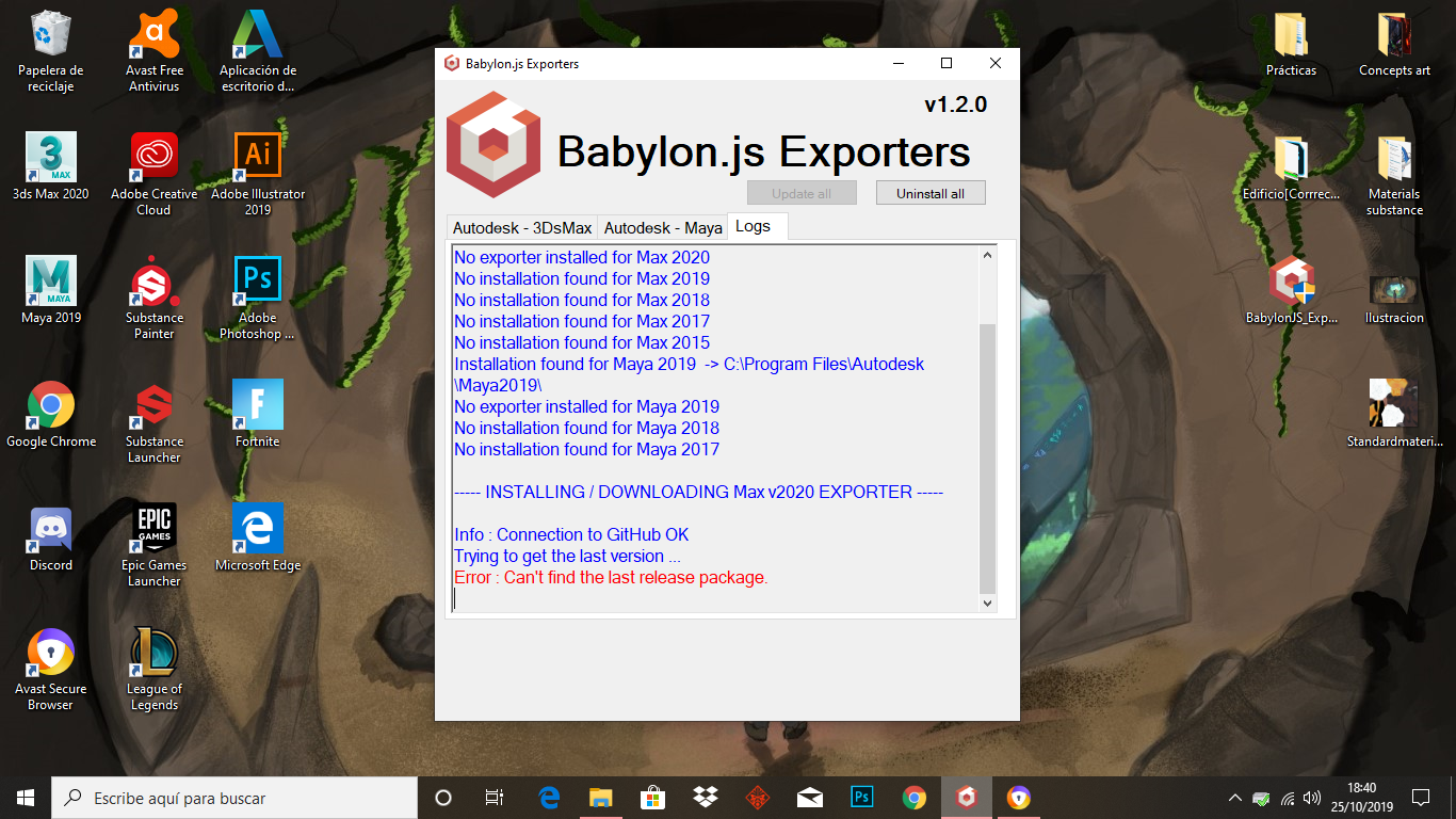 BabylonJS_Exporters error · Issue #661 · BabylonJS/Exporters · GitHub