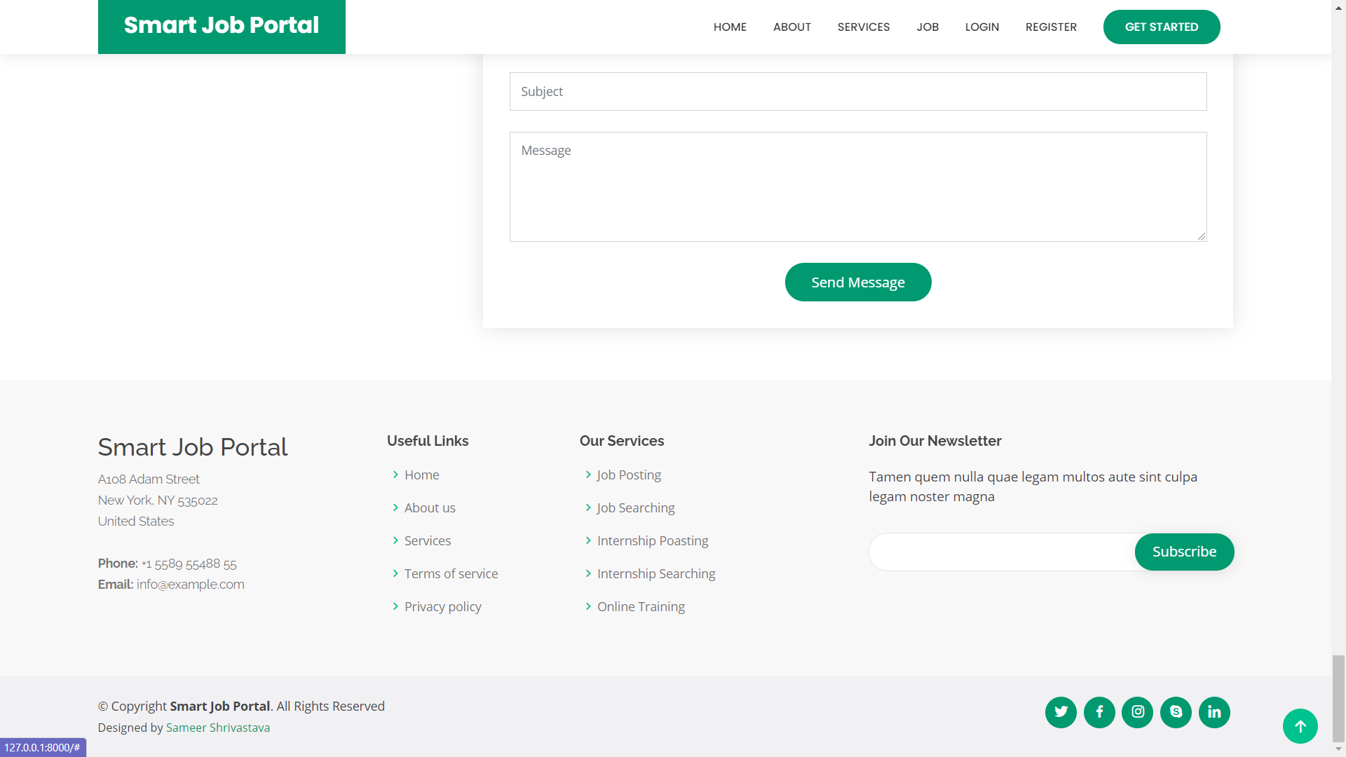 GitHub - UltralegendSam-Fs/Smart-Job-Portal: A job portal is a website ...