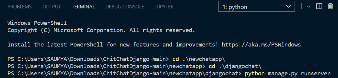 GitHub - saumyasingh048/ChitChatDjango: This is a Chat App made using ...