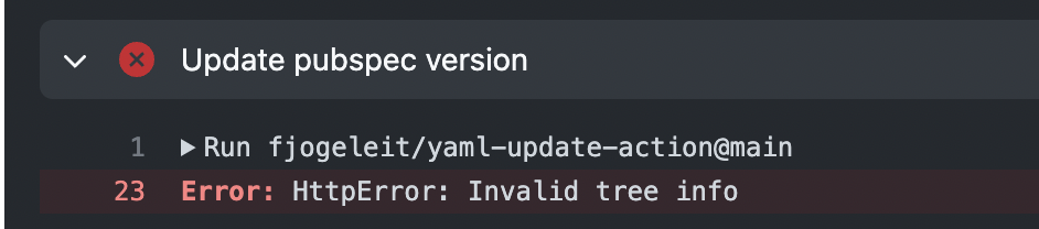 v0.11.0 Exception: HttpError: Invalid tree info · Issue #513 · fjogeleit/yaml-update-action · GitHub