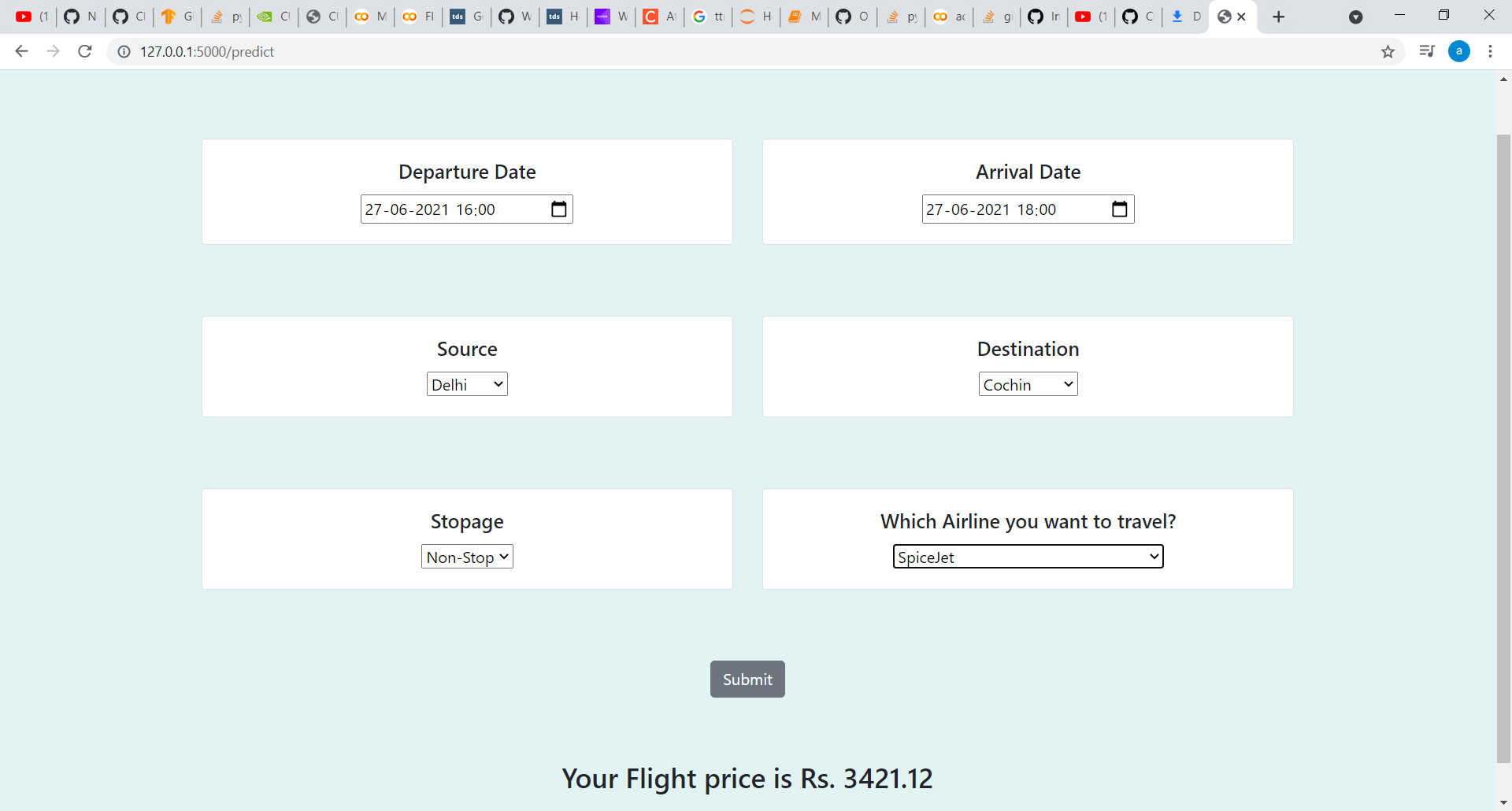 GitHub - ankithsinghmalik/Flight-Price-Prediction: The aim of this ...