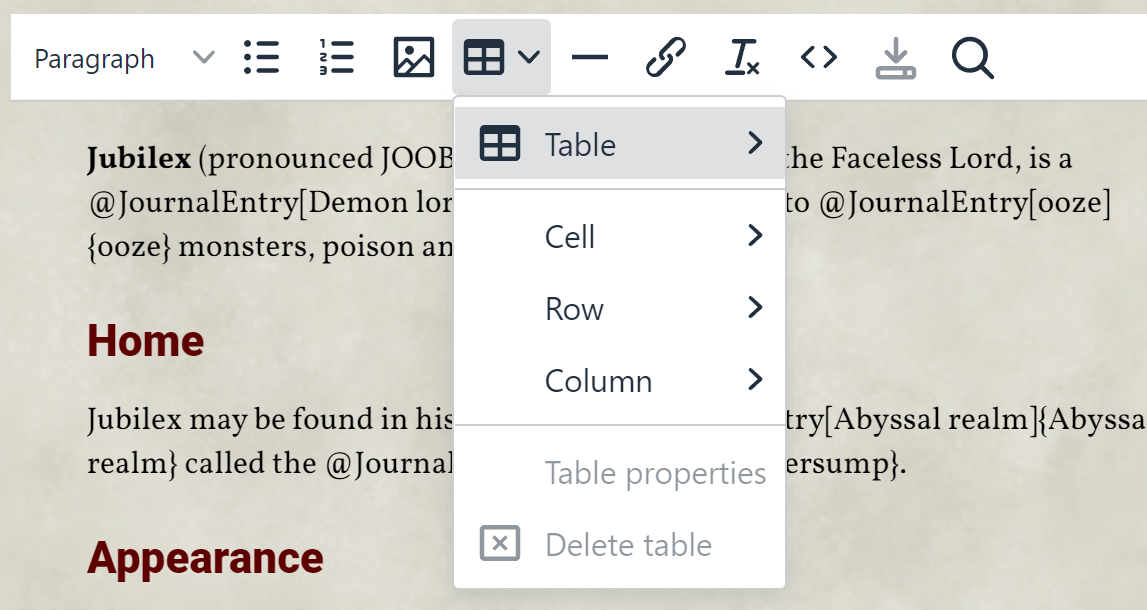 V10 journals - heading widths do not adjust to floated content · Issue #8116 · foundryvtt ...