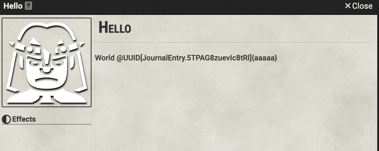 Links In Actor Notes Dont Work In Many Scenarios · Issue 4428 · Foundryvttpf2e · Github