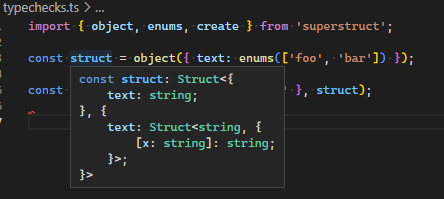 enums gives relaxed type · Issue #1018 · ianstormtaylor/superstruct · GitHub