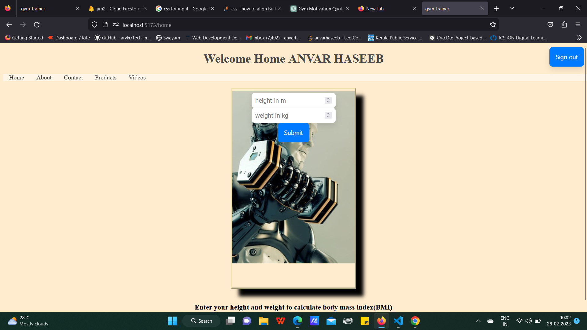 GitHub - anvarhaseeb/BMI-and-dumbbell-curl-rep-counter