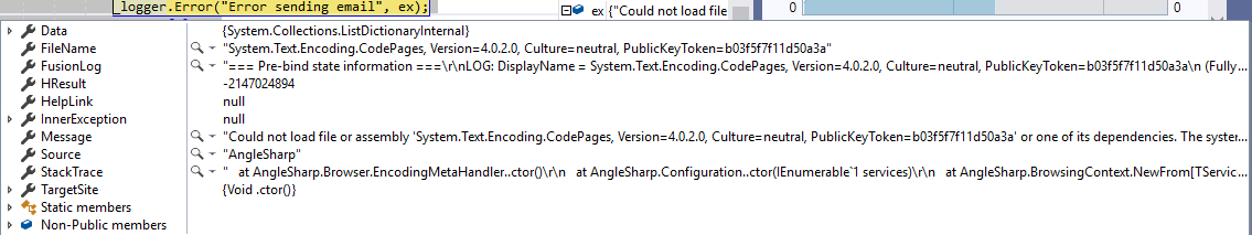 Fix Version 0.13.0 to Run on .NET Framework 4.7.2 · Issue #837 · AngleSharp/AngleSharp · GitHub