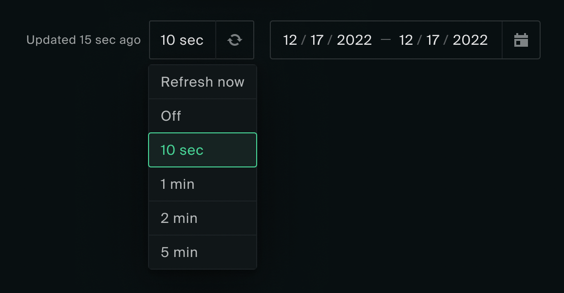 Refetch interval UI control · Issue #1243 · oxidecomputer/console · GitHub