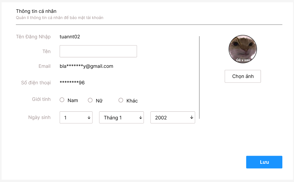 Create User Profile and User Change Password · Issue #21 · vuhuy172dh/ecommerce-website · GitHub