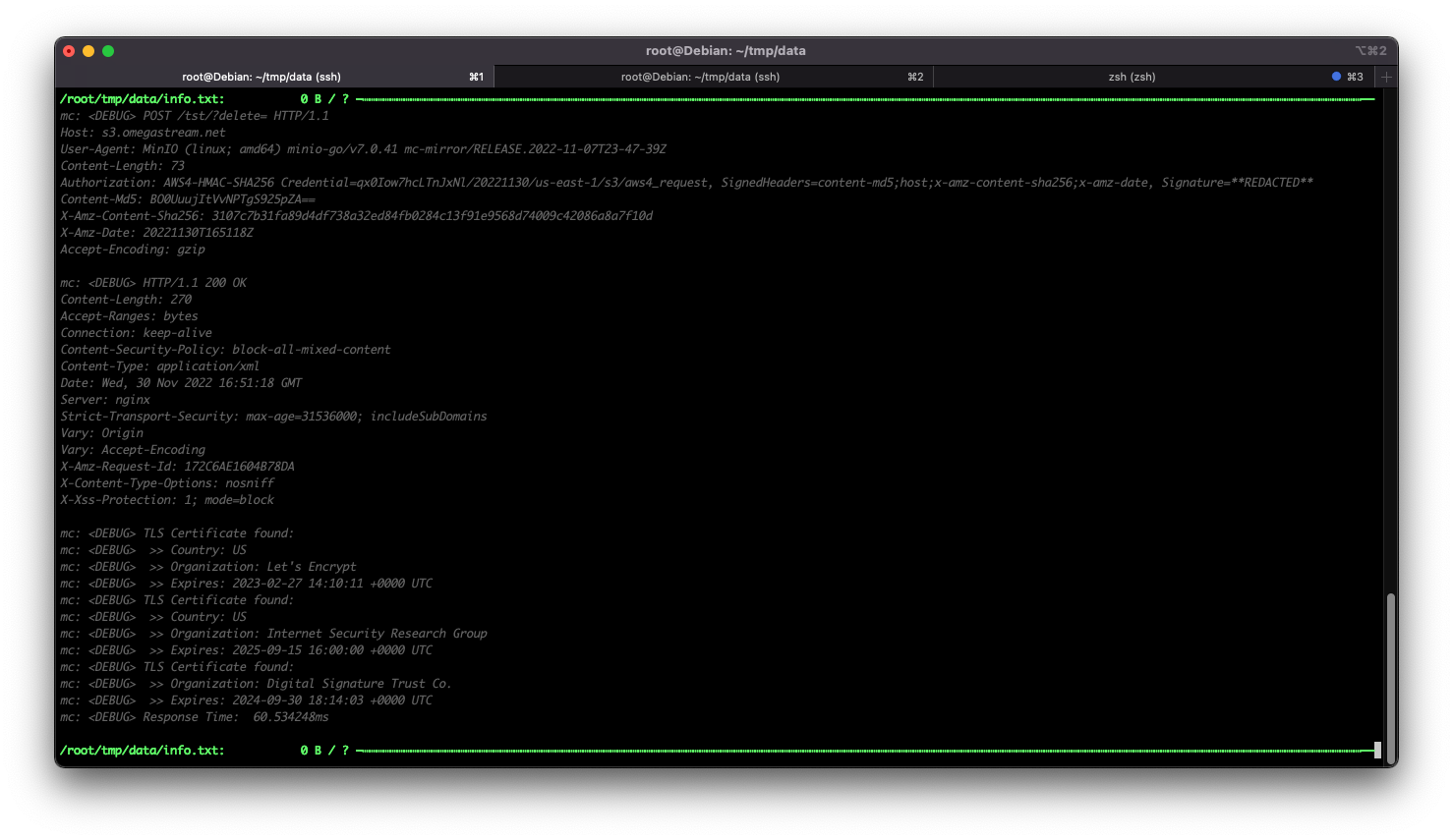 `mc mirror --watch` is not working when object deleted from source · Issue #4379 · minio/mc · GitHub