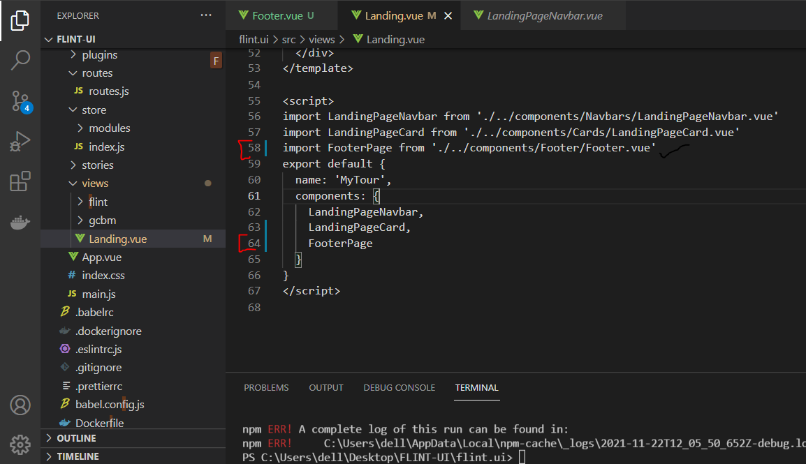 Create footer in landing page · Issue #116 · moja-global/FLINT-UI · GitHub