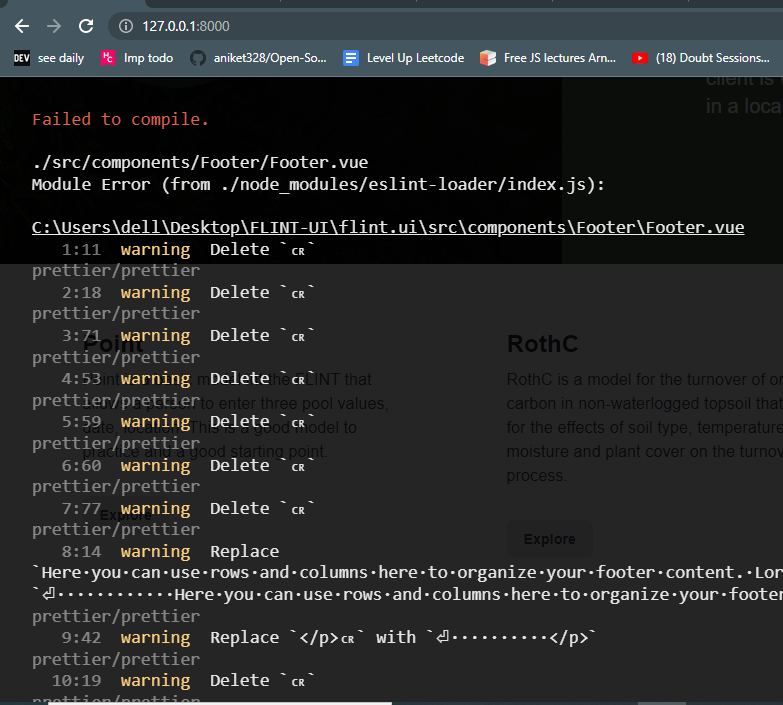 Create footer in landing page · Issue #116 · moja-global/FLINT-UI · GitHub
