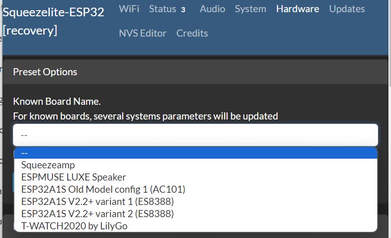 WIFI dont let me connect · Issue #285 · sle118/squeezelite-esp32 · GitHub