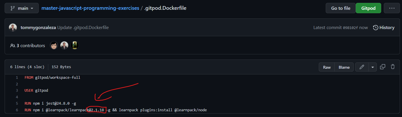 Change @learnpack/learnpack version to specify the 2.1.18 · Issue #1113 · learnpack/learnpack ...